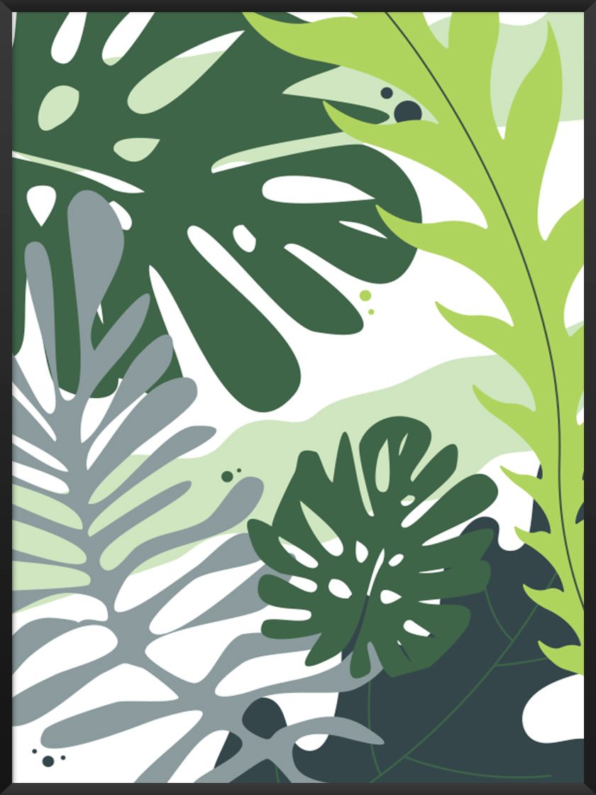 Tropical Leaves - Poster – Project Nord