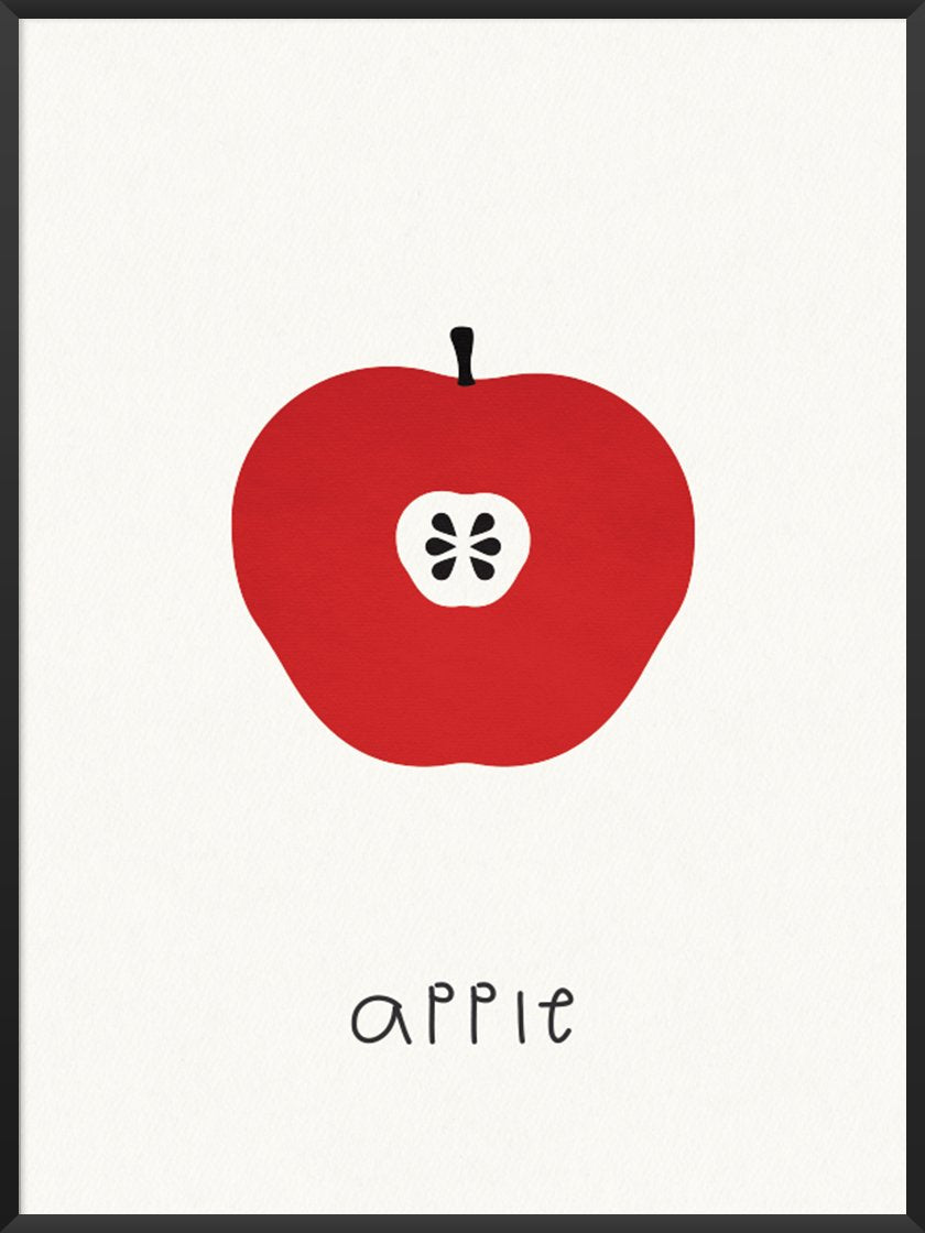 Apple - Kids Room Poster – Project Nord